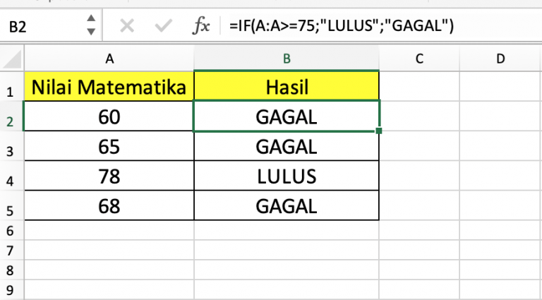 Cara Mudah Memahami Rumus IF Bertingkat di Excel