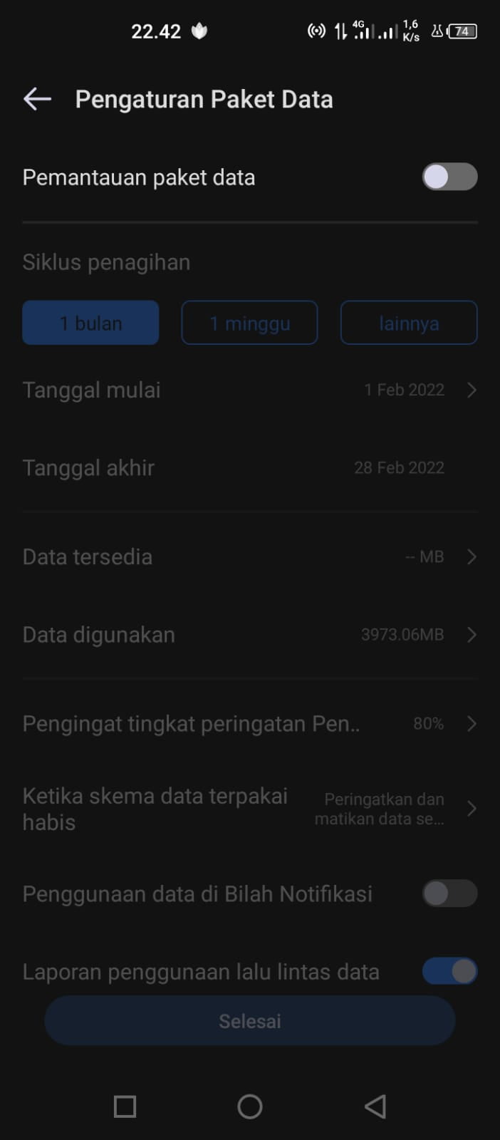 Cara Menghilangkan Peringatan Penggunaan Data di Android Paling Mudah