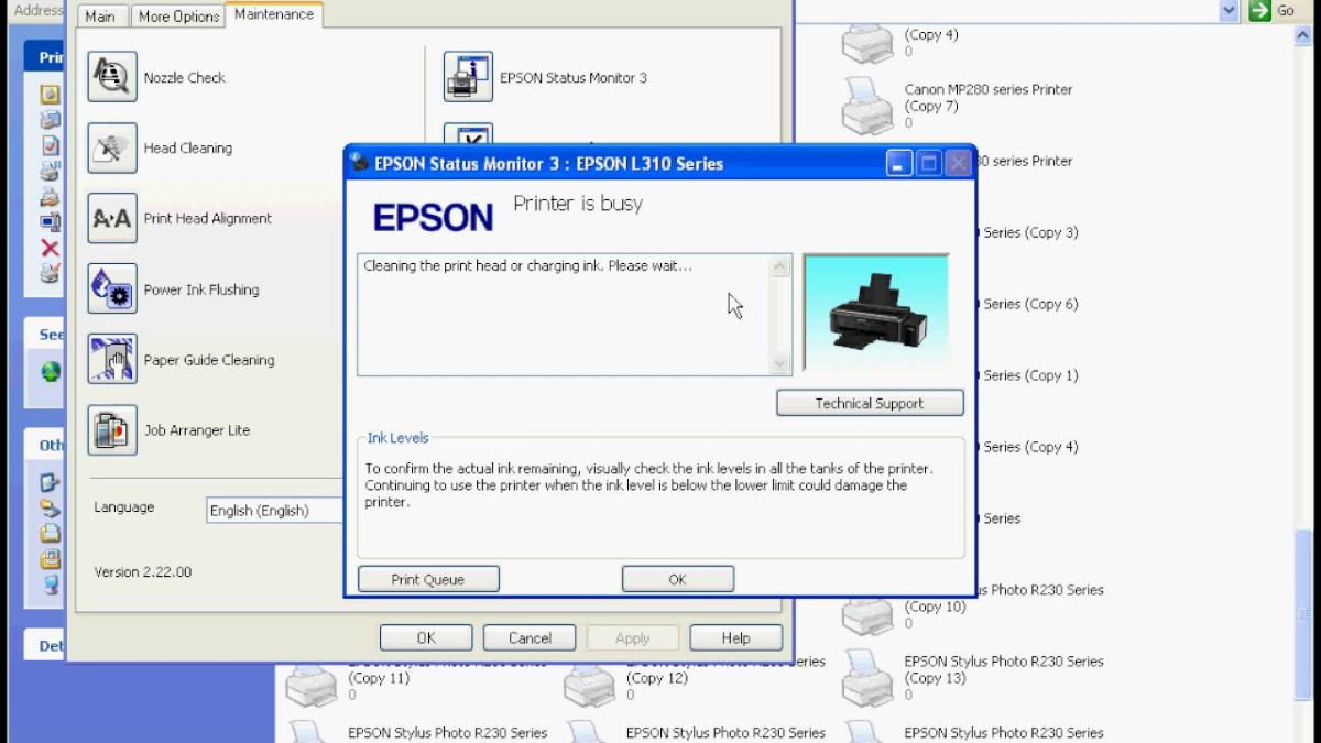 Cara Cleaning Printer Epson, Canon dan HP di Laptop dengan Mudah ...